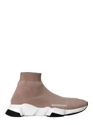 Balenciaga Logo Sneakers - Neutrals