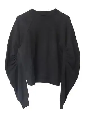Citizens Of Humanity Gathered-sleeves Sweatshirt - Black
