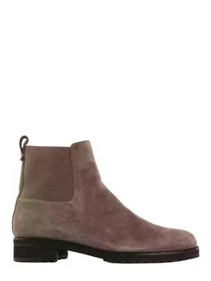 Loro Piana Suede Chelsea Boots - Brown
