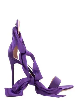 GIANVITO ROSSI Gala Ankle-wrap Sandals - Purple
