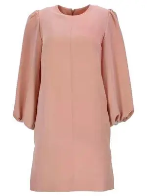 Victoria Beckham Crew-neck Dress - Pink