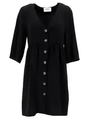 Ba&sh Buttoned Midi Dress - Black