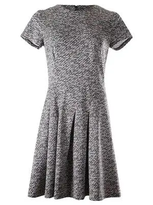 Michael Kors Knitted Fit & Flare Dress - Black