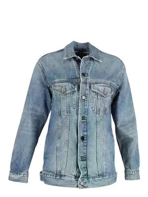 ALEXANDER WANG Oversized Denim Jacket - Blue