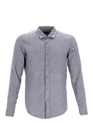 BOSS Buttoned Slim-fit Shirt - Grey