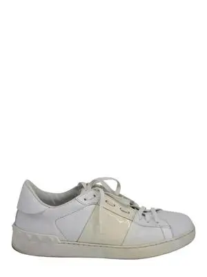MARIO VALENTINO VINTAGE Leather Sneakers - White