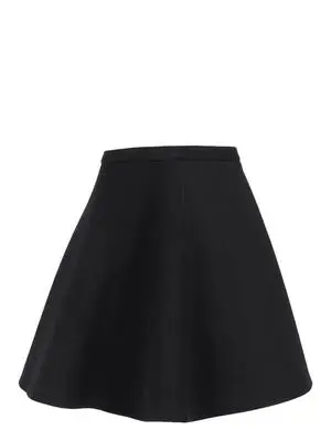 Neil Barrett Flared Mini Skirt - Black