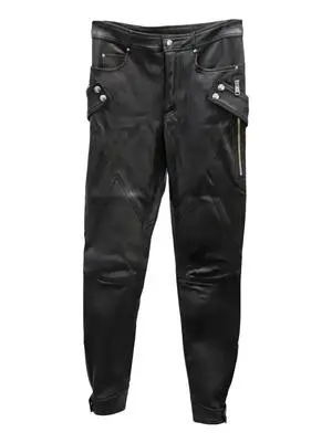 Alexander McQueen Leather Trousers - Black