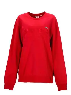 Supreme X Lacoste Crew Neck Sweater - Red