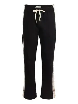 Casablanca Side-stripe Snowflake Track Pants - Black