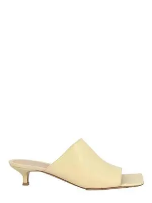 Bottega Veneta Stretch Square-toe Mules - Neutrals