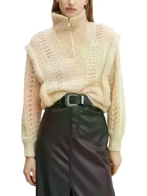 Ba&sh Open-knit Sweater - Neutrals
