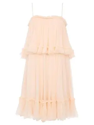 Chloé Thin-strap Mini Dress - Powdery Pink