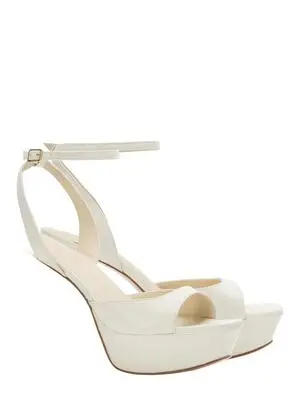 FREYA ROSE Margot Platform Heel Sandal - Ivory
