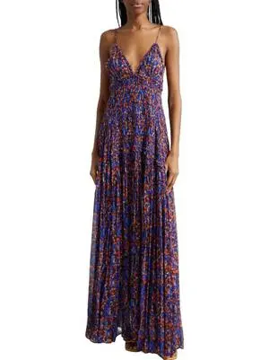 ULLA JOHNSON Atrani Print Maxi Dress