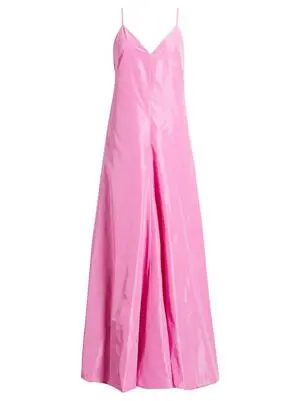 Staud Paloma Open Back Gown - Orchid