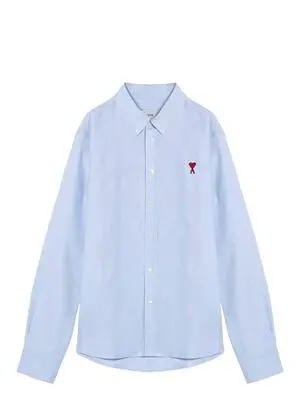 AMI Paris Classic Cotton Shirt - Sky