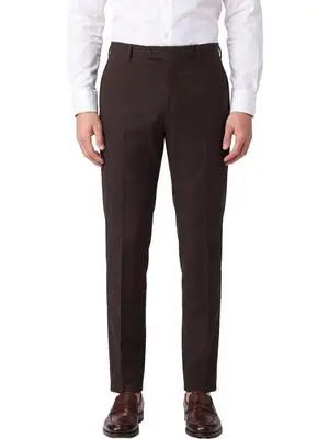 PT TORINO Virgin Wool Tailored Trousers - Brown