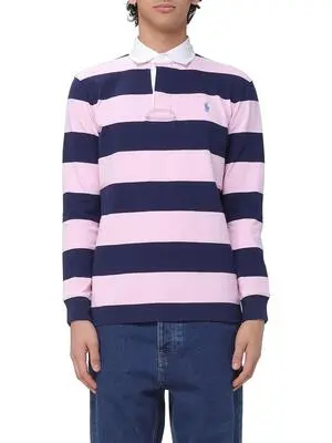 Polo Ralph Lauren Striped Cotton Polo Shirt - Pink
