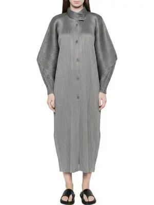 ISSEY MIYAKE Pleated Coat