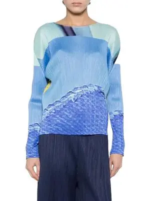 Issey Miyake Top - Blue