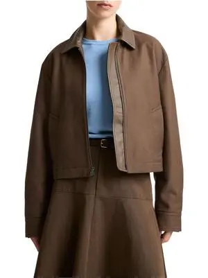 Vince Casual Cotton Twill Jacket Multicolor