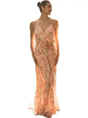 Mestiza New York Love Letter Ruffle Gown - Floral