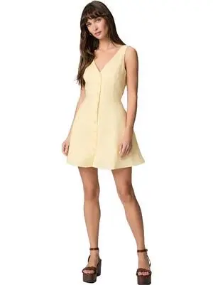 Paige Raye Mini Dress - Yellow