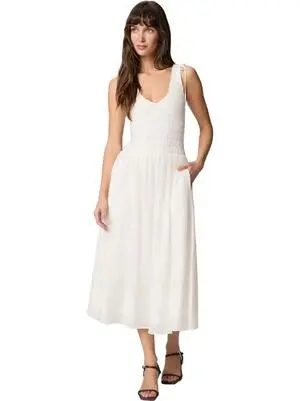 Paige Tiered Maxi Dress - White