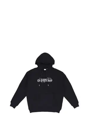 Off-White Bookish Flower Skate Hoodie - Black