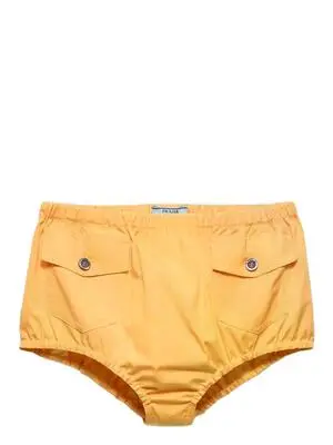 Prada Poplin Shorts - Yellow