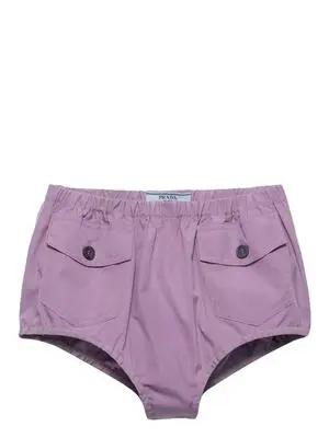 Prada Poplin Boy Shorts - Purple