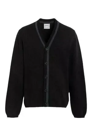 BARRIE V-neck Cashmere Cardigan - Black