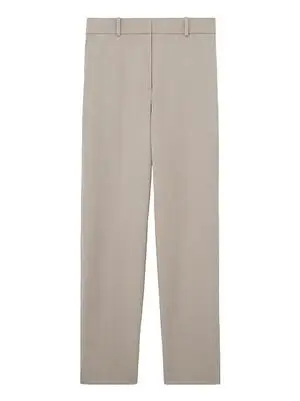REISS Straight-leg Stretch-woven Trousers - Stone Neutral