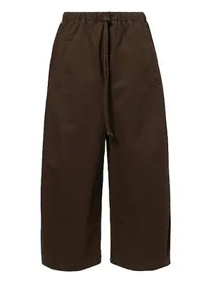 ENTIRE STUDIOS Loft Curved-Hem Cotton Trousers
