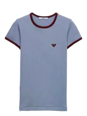 Prada Cotton T-shirt - Blue