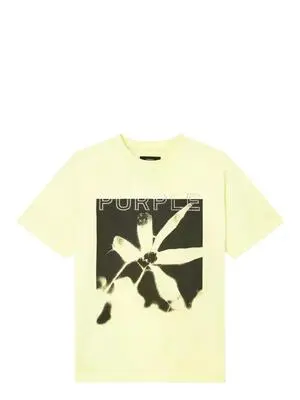 PURPLE BRAND Graphic-print T-shirt - Yellow
