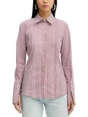 Patrizia Pepe Striped Shirt - Red
