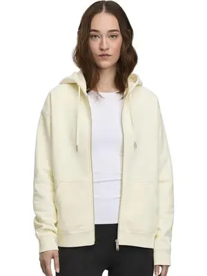 Canada Goose Embroidered Full Zip Hoodie - Bone