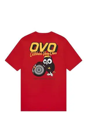 OVO Mechanic Owl T-shirt - Red
