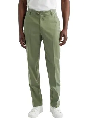 Scott Barber Classic Fit Ultimate Twill Chinos Agave