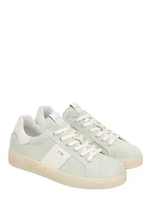 NEROGIARDINI Low Top Leather Sneaker - Mint