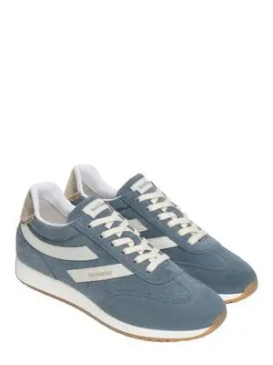 NEROGIARDINI Retro Low Top Sneakers - Denim