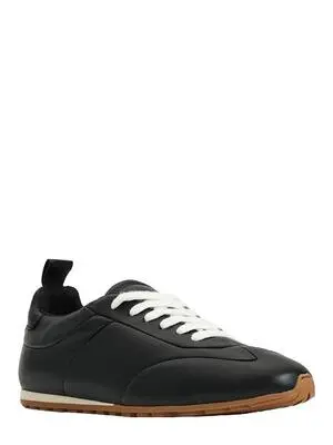 Aquatalia Oasis Weatherproof Sneaker - Black Leather