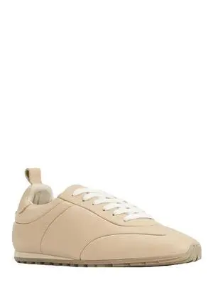 Aquatalia Oasis Weatherproof Sneaker - Pebble Sand Leather