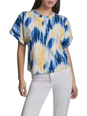 Dkny Printed Tee Shirt - Sunlit Shoreline