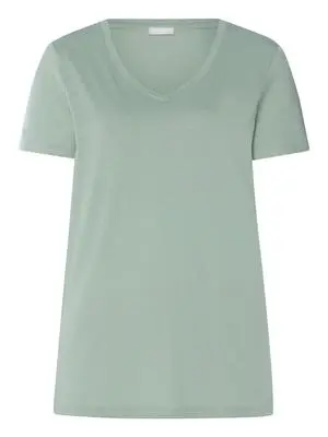 Hanro Stretch-cotton Sleep & Lounge T-shirt - Green