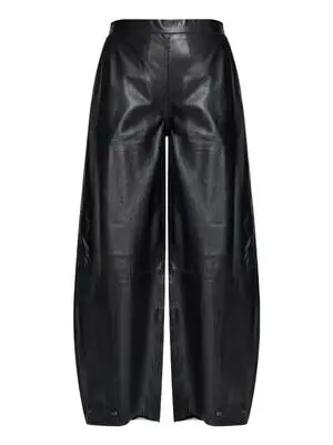 ALLSAINTS Etta Leather Trousers - Black