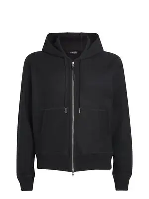 TOM FORD Cashmere Zip-up Hoodie - Black