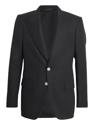 TOM FORD Wool-mohair-silk Shelton Blazer - Black